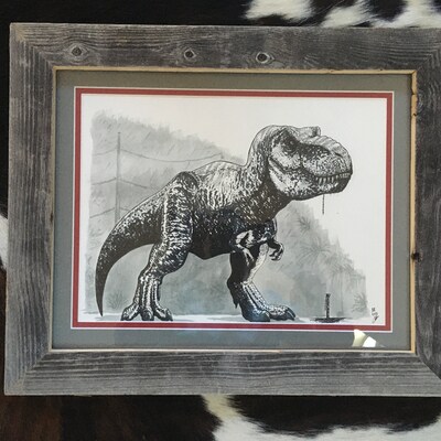 Blue Portrait Jurassic World Fallen Kingdom Poster - Etsy