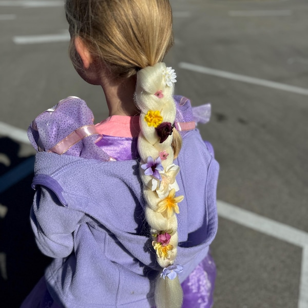 Elsa Snowflake Frozen Braid Hair Extension - Etsy