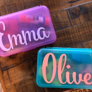 Personalized Pencil Box, Back to School Pencil Box, Name Pencil Box ...