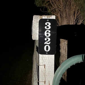 8x4 Reflective Custom Address Sign - Etsy