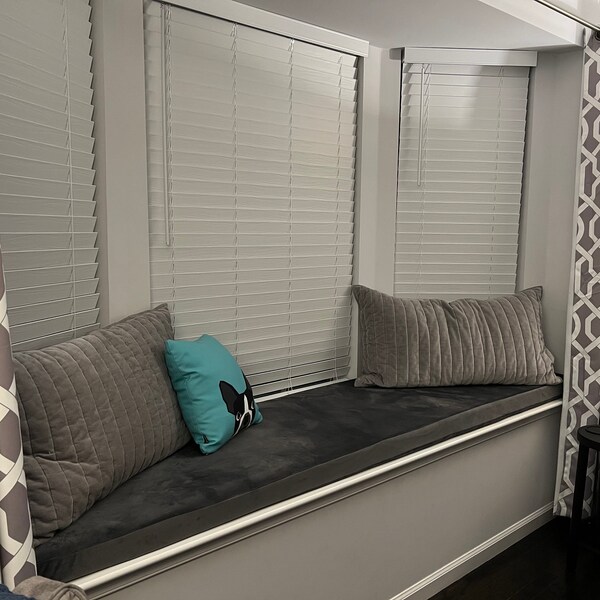 Custom Window Cushion COVER, Window Bench Cushion, Daybed Cushion, Bay ...