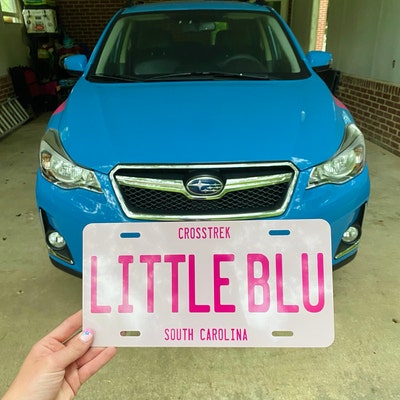Personalized Text Front License Plate, Custom Name Car Sign Vanity ...