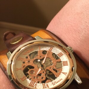Fallout Inspired Unisex Wrist Watch Made From Full Grain Veg Tan ...