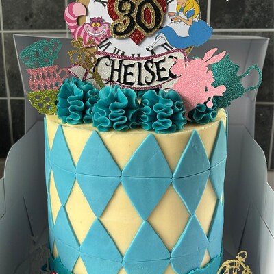 Wednesday Enid Personalised Cake Topper Birthday Custom Adams Family ...