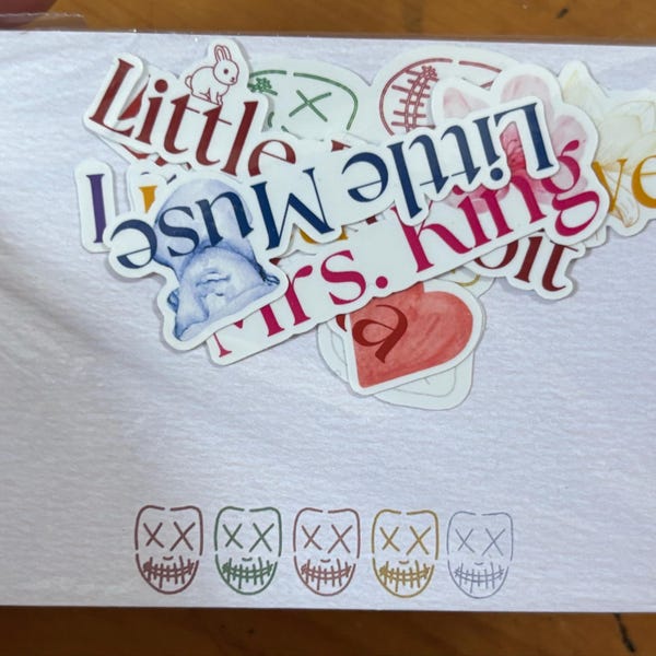 Heathens, Legacy of God Sticker Pack - Rina Kent Merch, Nickname, Masks ...