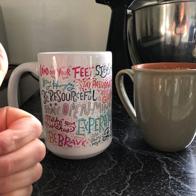 Inspirational Saying Mug Motivational Mug Positive Messages Mug ...