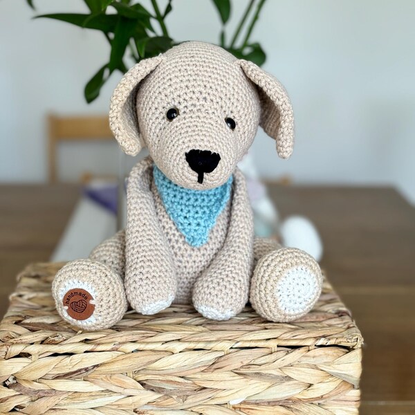 DIY Labrador Golden Retriever Crochet Amigurumi Pattern - Perfect Gift ...