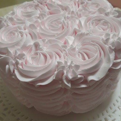 Princess Fake Cake. Pastel Pink. Photo Prop. Fake Cake for Display ...