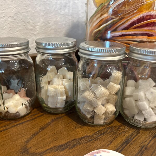 Infused MINI Sugar Cubes -50 Count Box- Handcrafted, for Tea or ...
