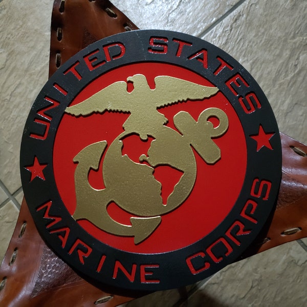 US Marine Corps Metal Sign -- Authorized Seller for USMC Logo -- USMC ...