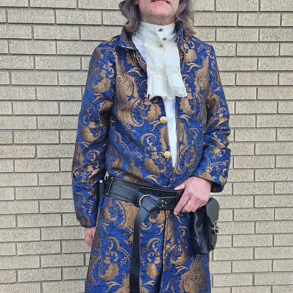 Renaissance Brocade Jacket for Cosplay Victorian Dickens Steampunk ...