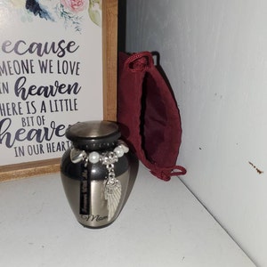 Dad Flask Ashes Necklace Urn Love Charms™ Option - Etsy