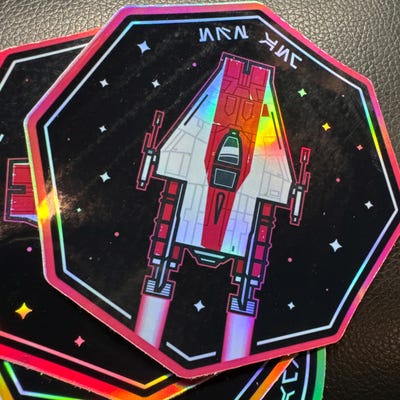 Star Wars Bad Batch Holographic Vinyl Stickers laptops//party Favors ...