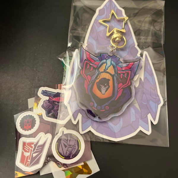 TFA Decepticons: Tamagotchi Acrylic Charms - Etsy