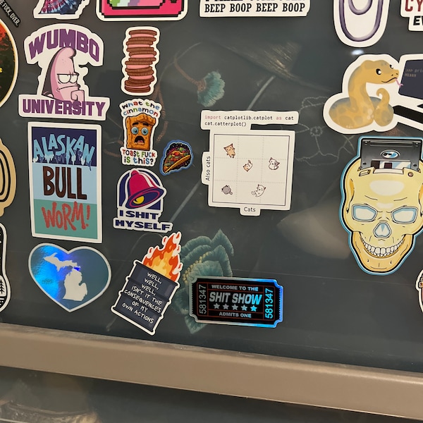 Small Motorcycle Street Racing Holographic Vinyl Sticker Decal - Etsy