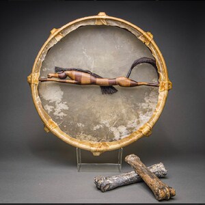 Buffalo Spirit Blessing Rattle Three Spirit Rattle Shamanic - Etsy