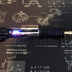 Neopixel Blade Plug Turbine Blade / Wheel Style Customizable Height for ...