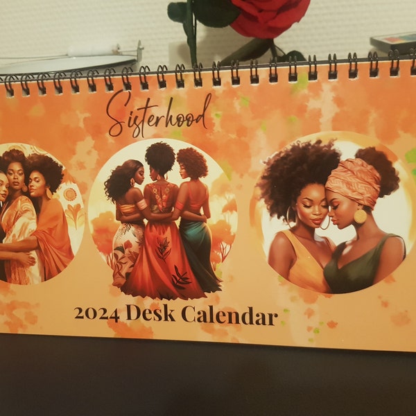 Girl Boss Calendar, Black Women Calendar, Self Love Calendar, Black ...