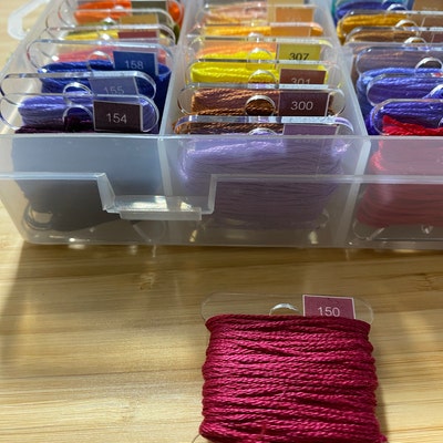 UPDATED Ultimate Bobbin Drops for Embroidery Floss Organization and ...