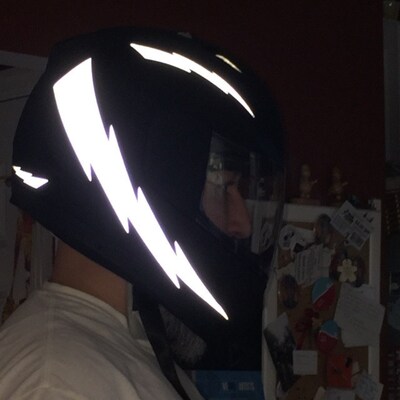 Lightning Reflective Decal Set, Genuine 3M Scotchlite Reflective ...