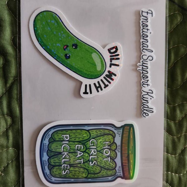 Hot Girls Eat Pickles Sticker, Laptop Stickers, Funny Stickers, Sarcasm ...