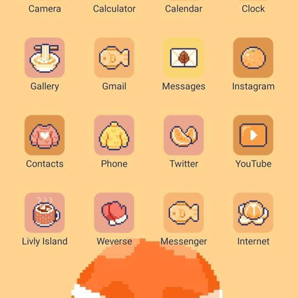 63 App Icon Pack / Chilly but Cosy / Wallpapers & Widgets / Pixel / Ios ...