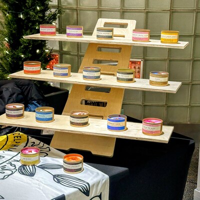 Display Shelves Quick Setup 4 Tier 30 Shelf Display Craft Show, Market ...