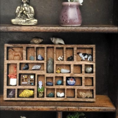 DIY KIT Miniature Fairy Witch Desk Dollhouse Apothecary Desk Miniature ...