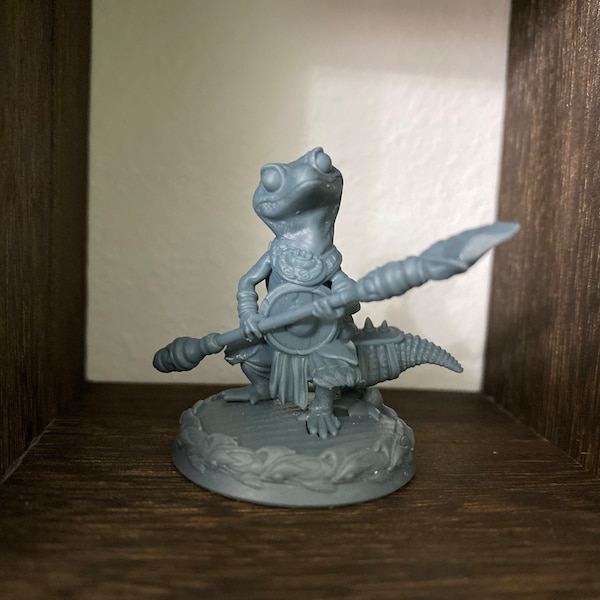 Leopard Gecko Spearman | Tabletop or Display Scale | D&D Humblewood ...