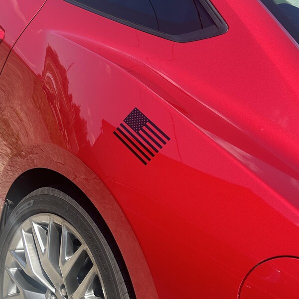 American Flag Decal - Stars and Stripes Vinyl Sticker Decal - Car ...