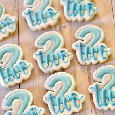 Numbers With Script Words Bubbly Version, Letters Cookie Cutters, Pick ...