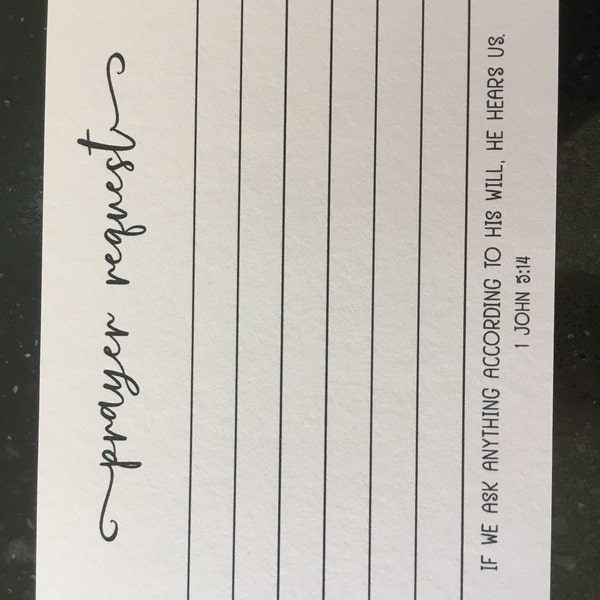 Prayer Request Cards and Sign. Instant Download Printable. Christian ...