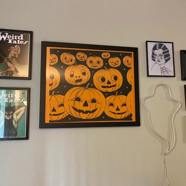 Weird Tales "the Vampire Master" Pulp Magazine Cover Repro | Vintage ...