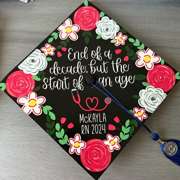 Custom crime Scene Graduation Cap Topper, Criminal Justice Graduation ...