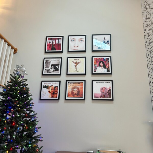 Custom Album Cover Print Set of Six, Choose Your Own Music Album Wall ...