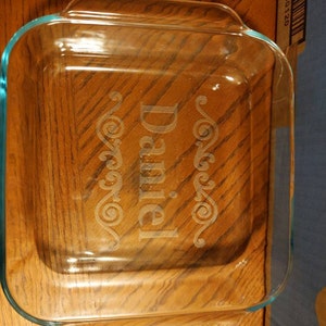 Personalized Engraved Baking Dish Custom Wedding Gift - Etsy