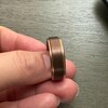 Mens Wedding Band, Brown Coffee Tungsten Ring, Mens Ring, Wedding Ring ...