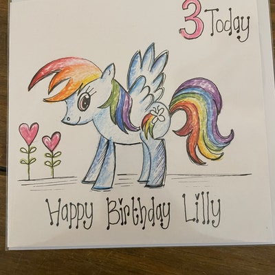 Hand Drawn Minecraft Creeper Birthday Card - Etsy