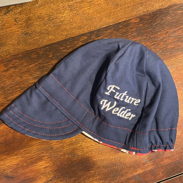 BBQ Reversible Welding Cap Custom Cotton Welders Hat Fitters Cap ...