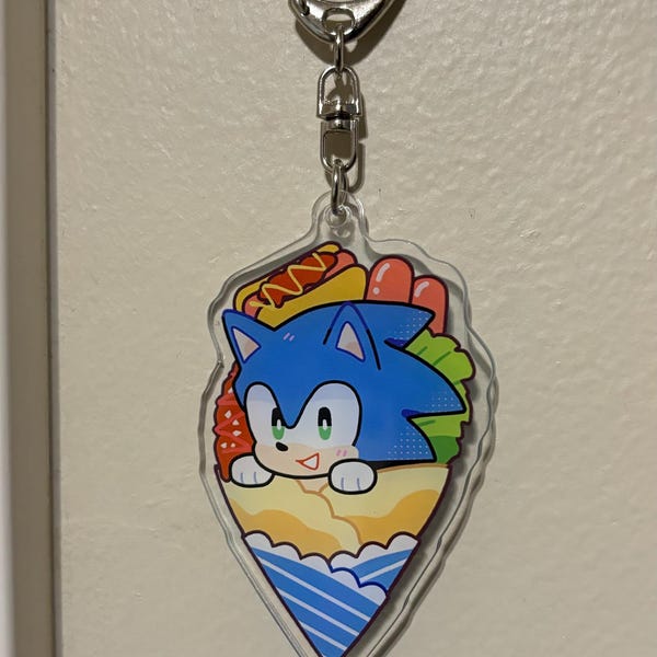 Sonic Crepes Keychains - Etsy