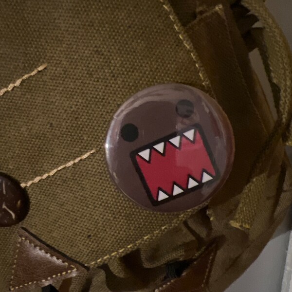Domo Cute Pinback Button - Etsy
