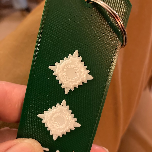 Personalised Police Officer Key Ring/bag Tag Gift With Silver Split ...