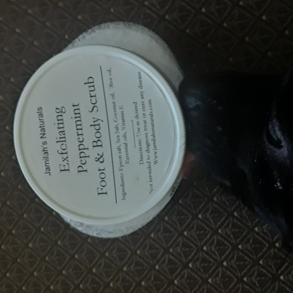 Peppermint Foot and Body Scrub - Etsy
