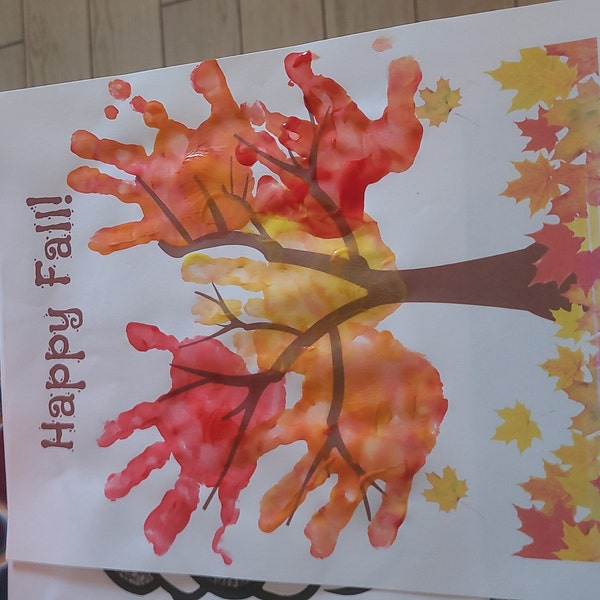 Fall Handprint Craft Bundle | Fall Preschool Craft | Fall Craft Kids ...