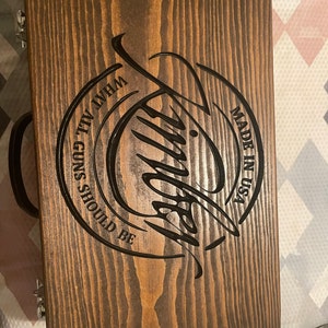 Custom Wood Gun Case Wood Pistol Case Lockable Gun Storage - Etsy