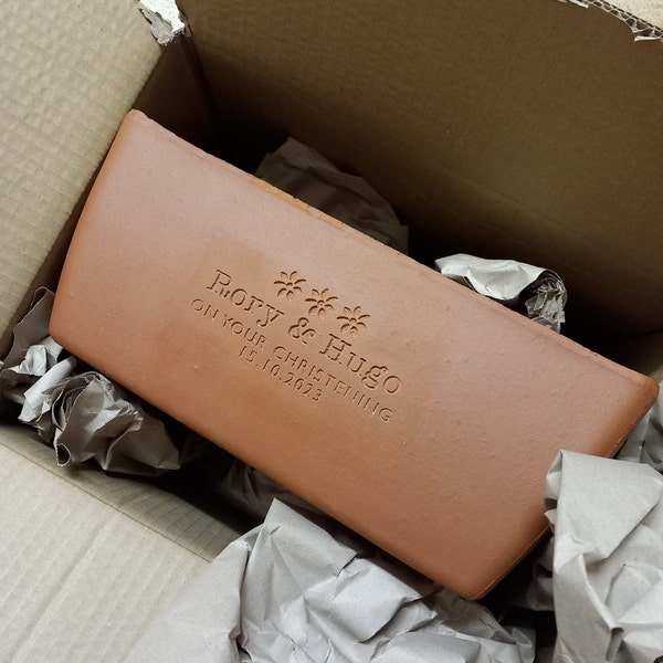 Custom Engraved Message Terracotta Window Pot, Personalised Gift ...