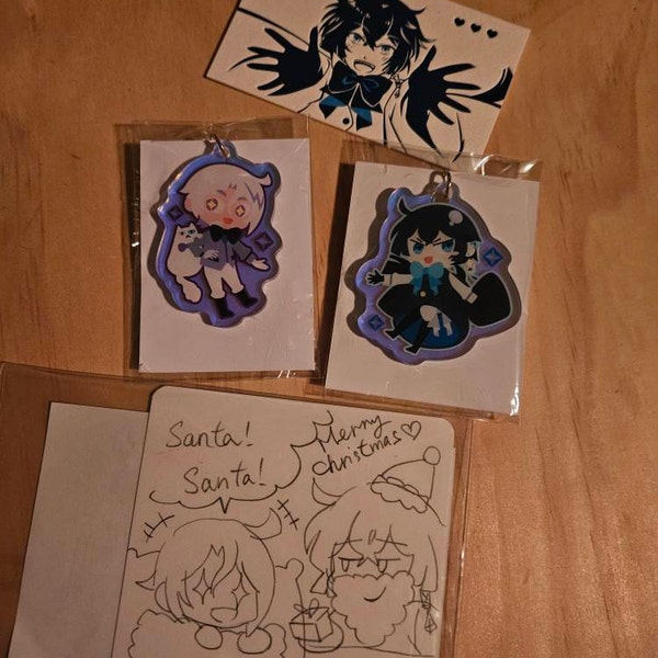 Yuma, Makoto, Shinigami, Halara, RAIN CODE Acrylic Charms Figure 7cmh ...