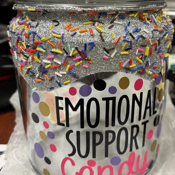 Funny Motivational Candy Jar Gift, Custom Treat Candy Holder for Boss ...