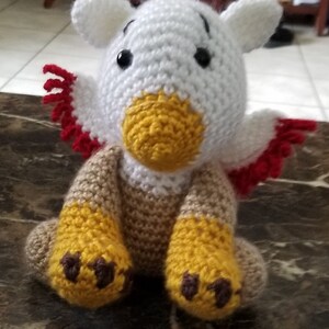 Griffin, Crochet Griffin, Crochet Pattern, Griffin Crochet Pattern ...