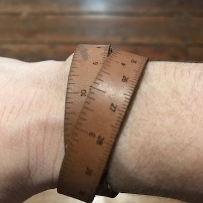 WRIST RULER™ the Original Tape Measure Bracelet Ruler Bracelet Leather ...